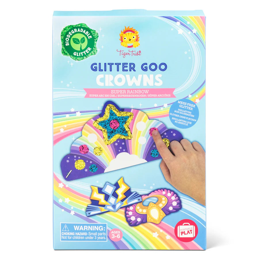 Glitter Goo Crowns - Super Rainbow – Terrific Scientific