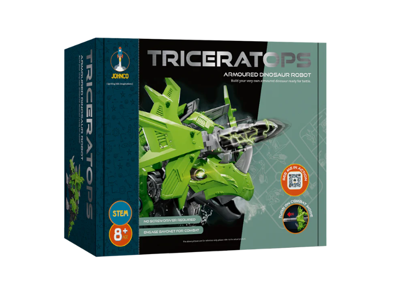 Triceratops Armoured Dinosaur Robot – Terrific Scientific