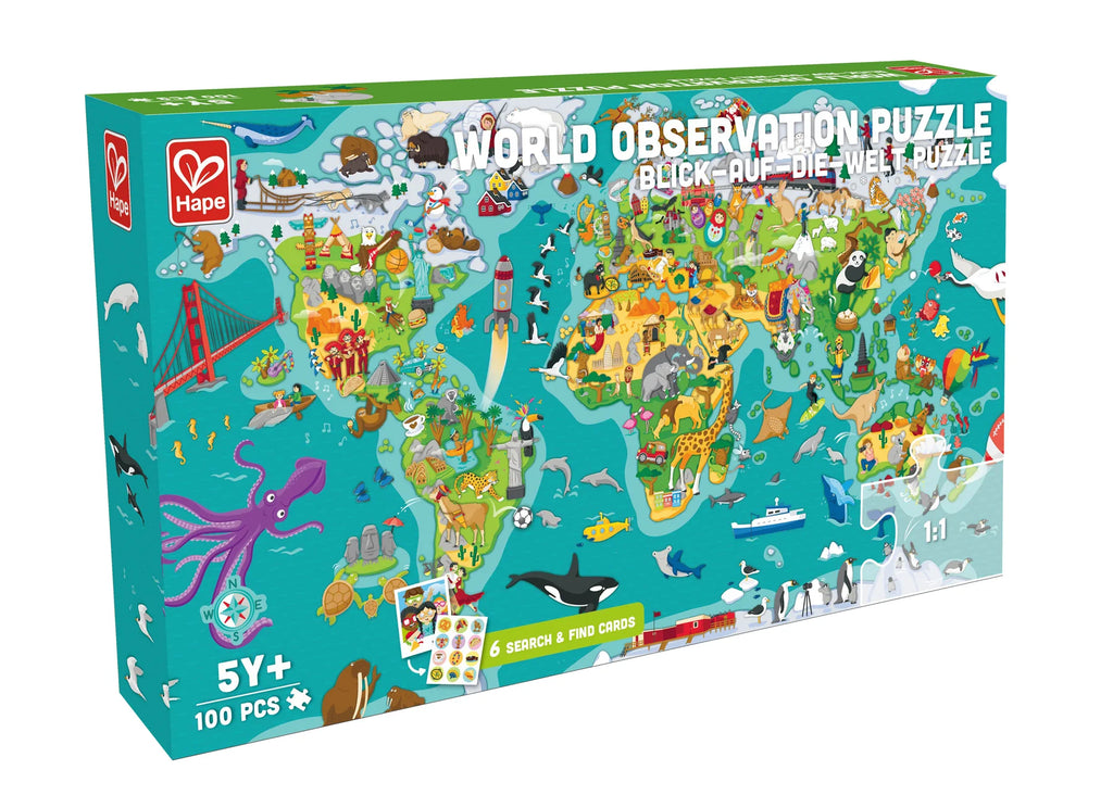 World Observation Puzzle & Game - 100 PC – Terrific Scientific