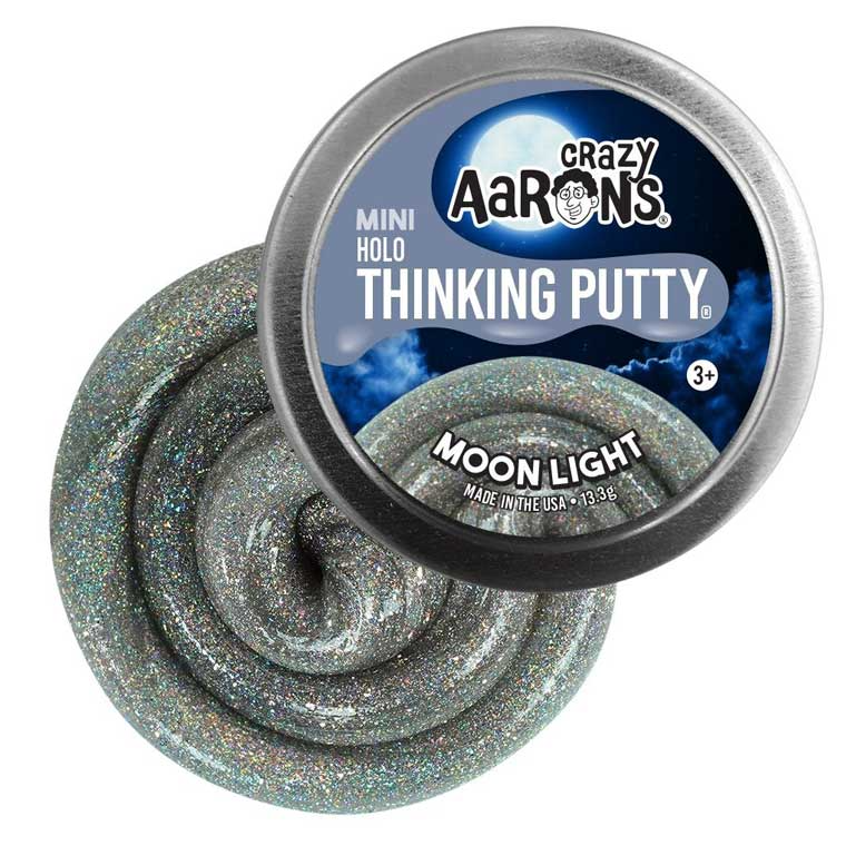 Crazy Aaron's Thinking Putty 2" Mini Star Effects Putty - Moon Light ...