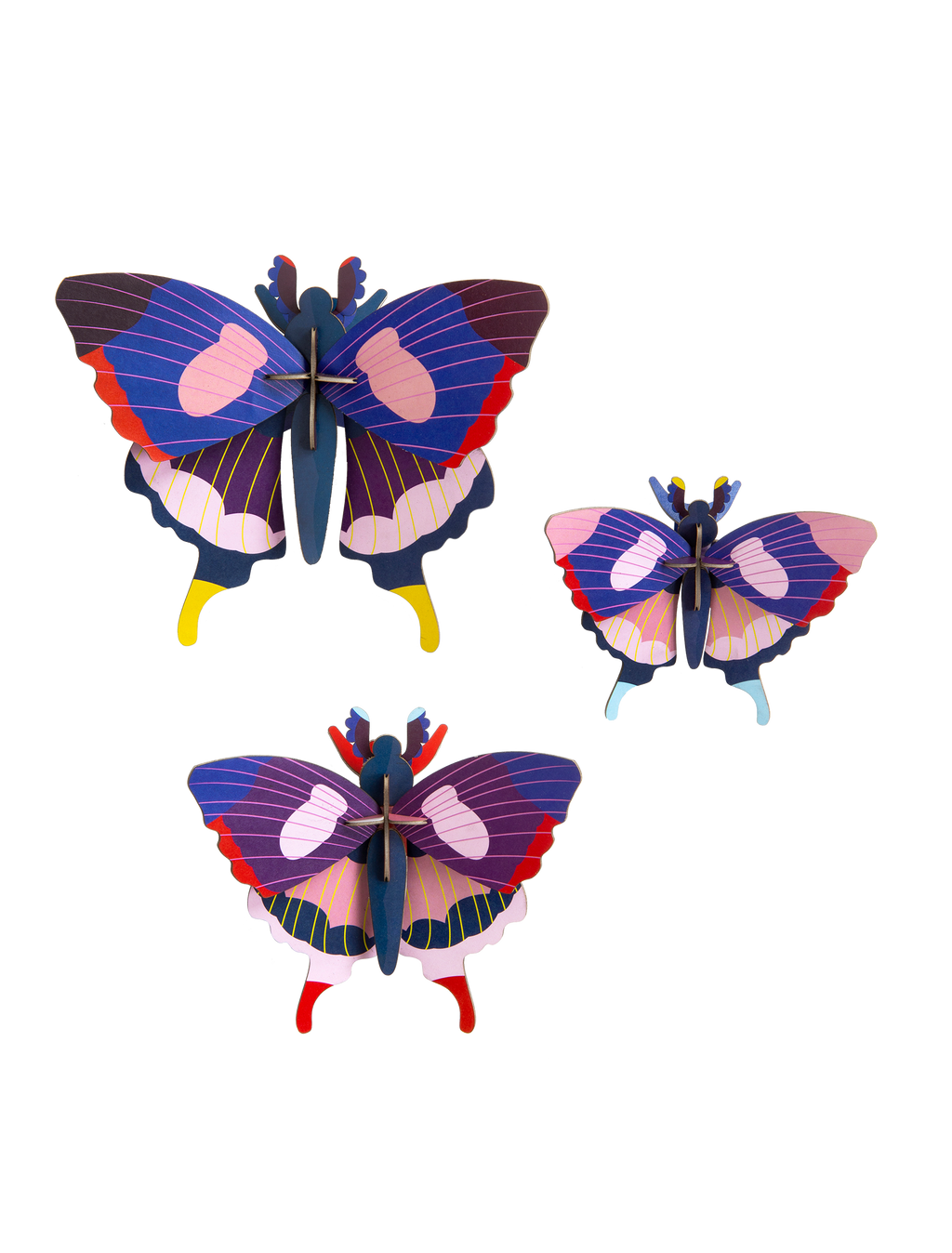 Studio Roof- Set Of 3 Swallowtail Butterflies – Terrific Scientific