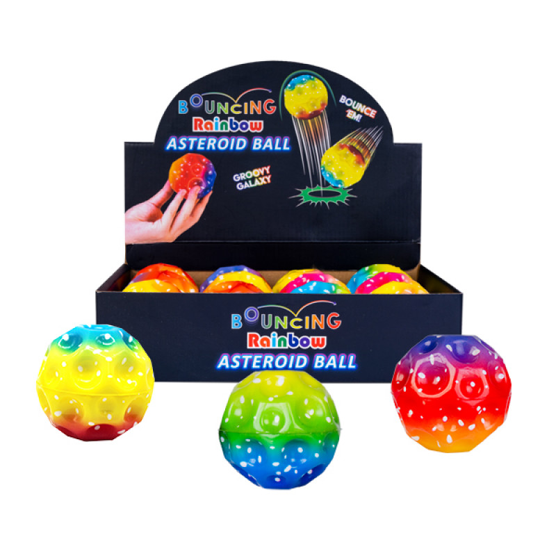 Bouncing Asteroid Ball Rainbow – Terrific Scientific